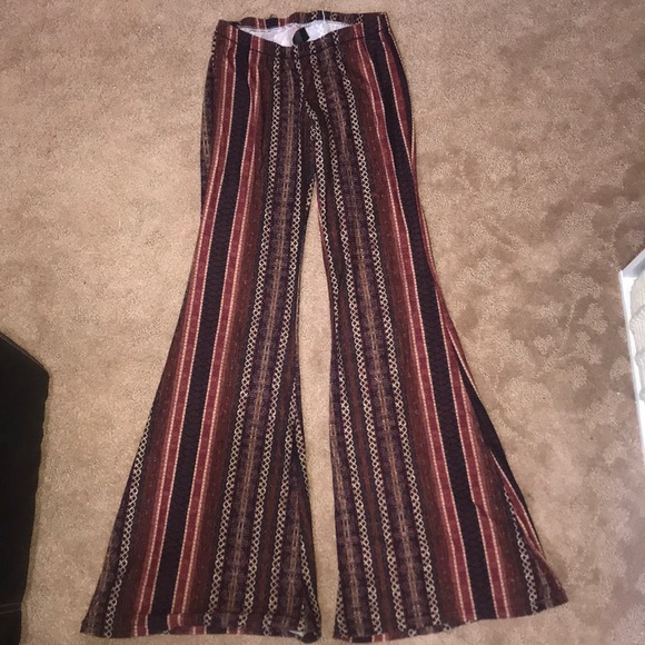Pants & Jumpsuits | Bell Bottom Pattern Pants | Poshmark